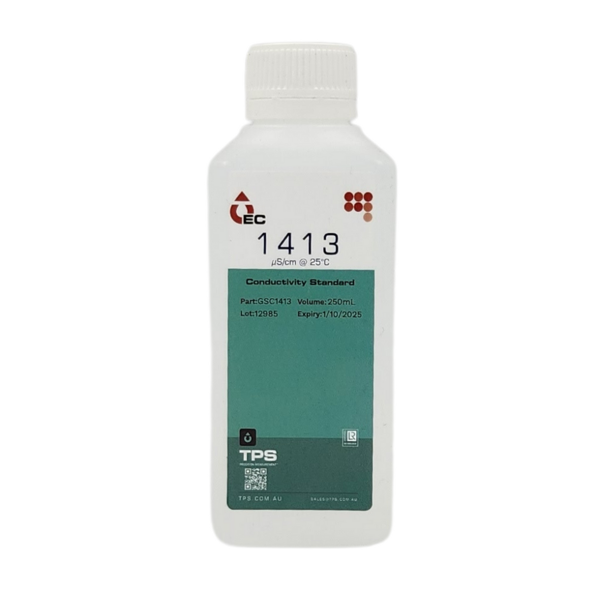Conductivity Standard, 1413 uS/cm - 250 mL – TPS - Tough. Accurate ...